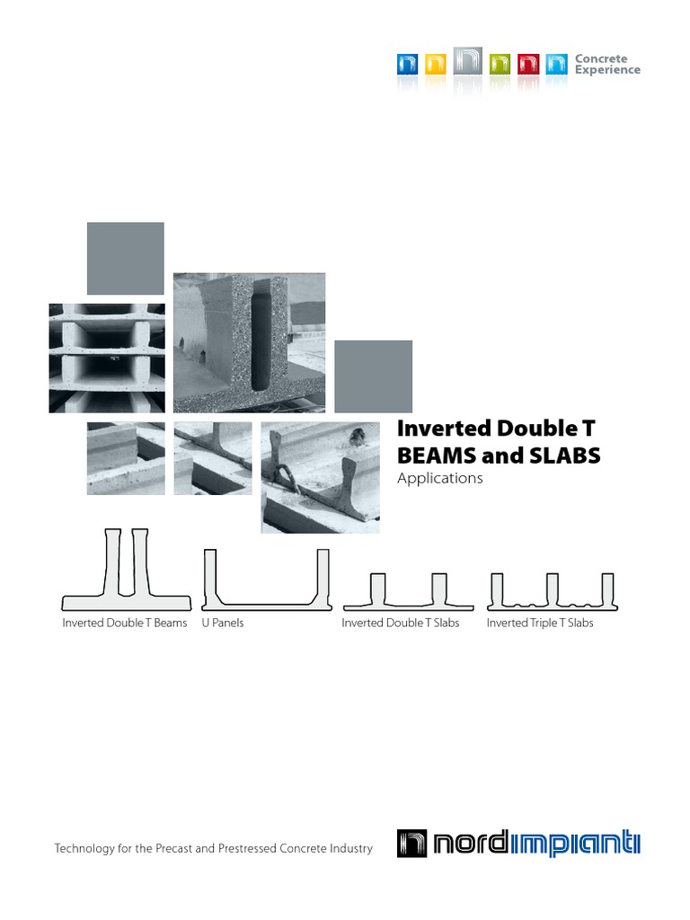 Nverted Double T-Beams and Slabs | PDF | Precast Concrete | Prestressed ...