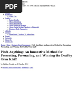 Pitch Anything - An Innovative Method For Presenting, Persuading, and ...