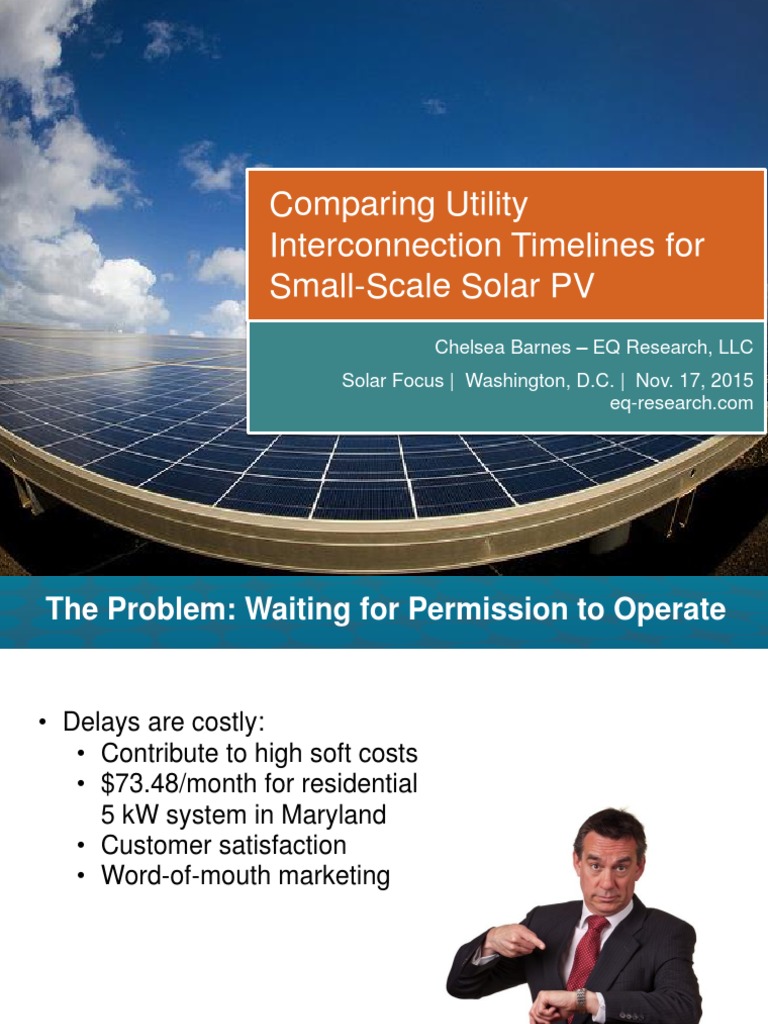 Utility Interconnection Timelines for Solar | PDF | Electrical Grid ...