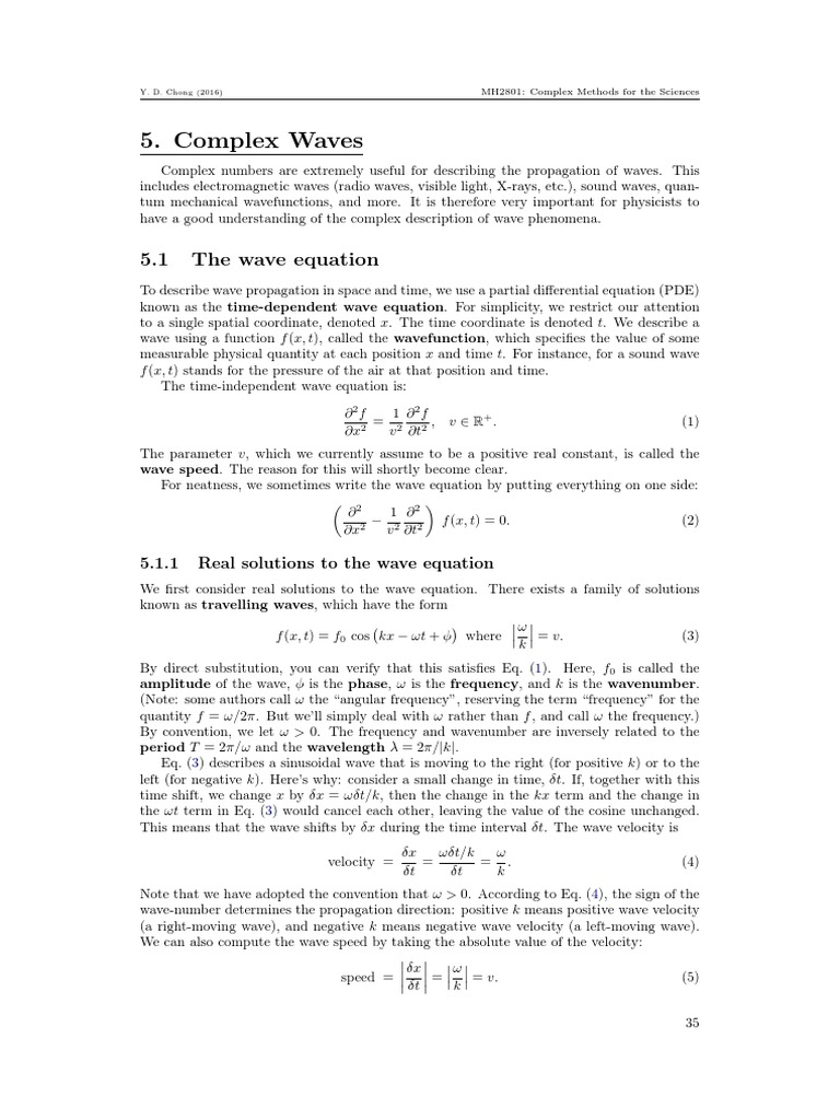 Complex Waves | PDF | Wavelength | Waves