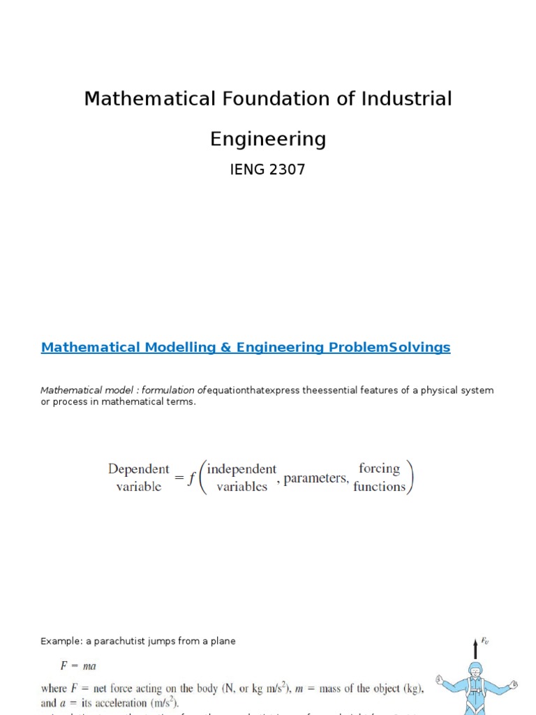 Mathematical Modeling in Industrial Engineering | PDF | Matrix ...