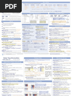 Stata Commands Cheat Sheet | PDF