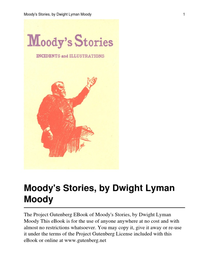 Moody S Stories D L Moody PDF | PDF | Project Gutenberg | Jesus