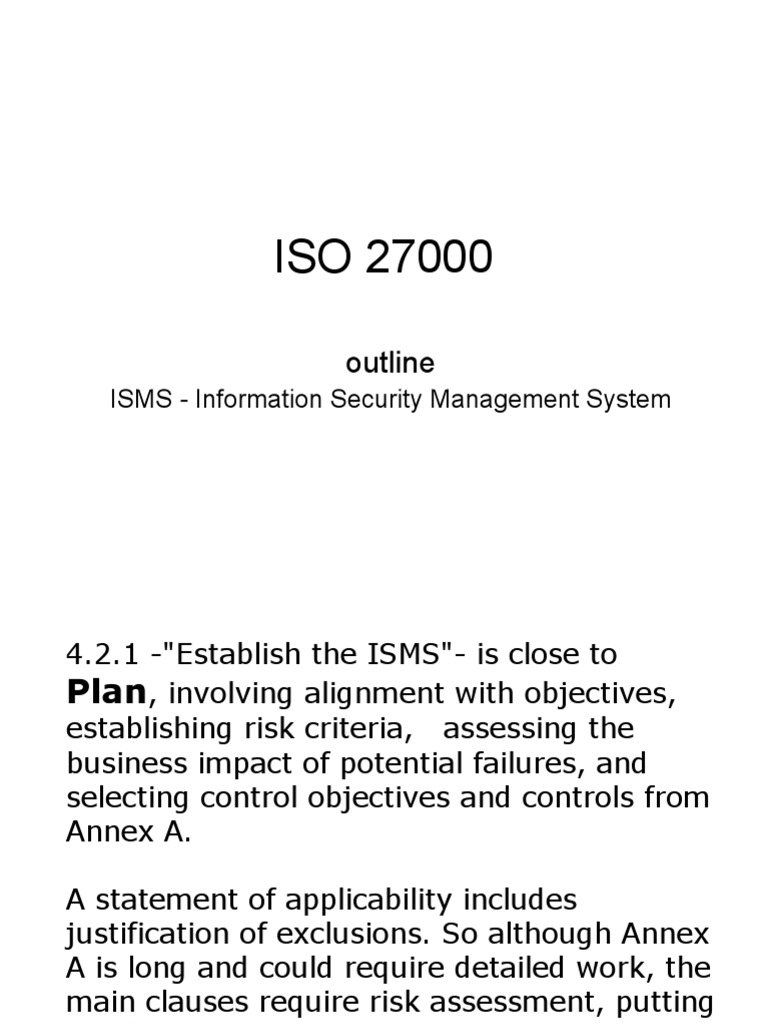 Iso 27000 | PDF