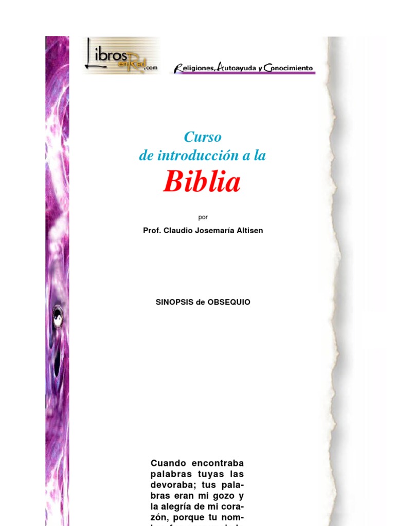 Curso de Biblia | PDF | Business
