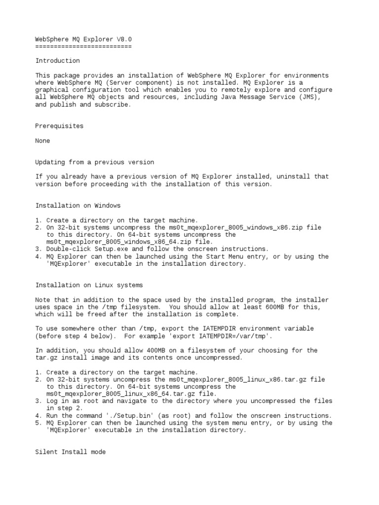 README.txt | Installation (Computer Programs) | Microsoft Windows