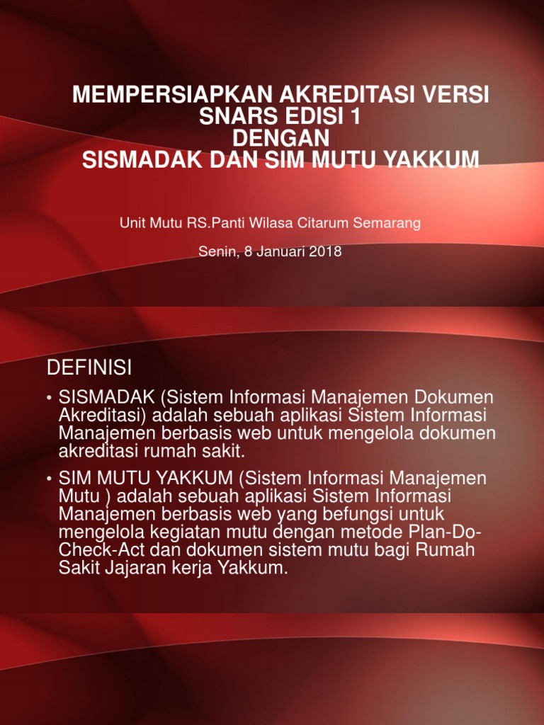 Mempersiapkan Akreditasi Versi Snars Edisi 1 | PDF