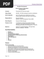 Finance Operations Manager Job Description | PDF | Human Resources ...