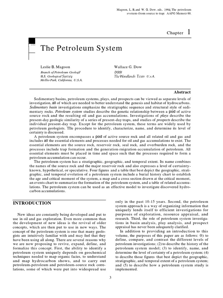 The Petroleum System | PDF | Petroleum Reservoir | Petroleum