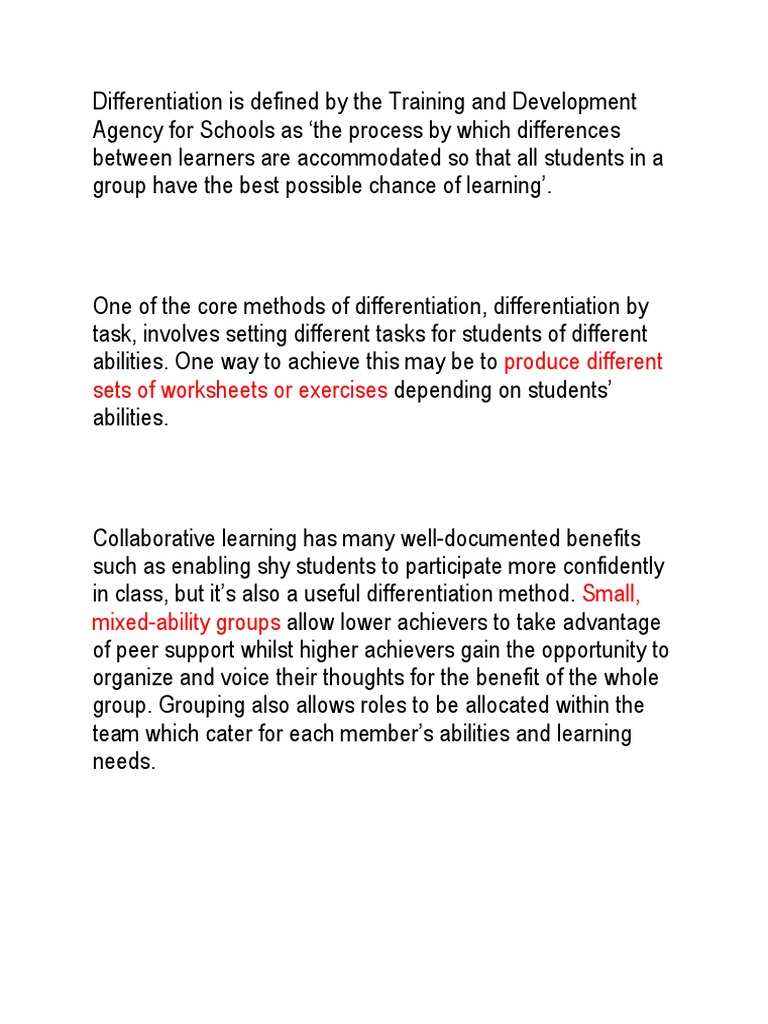 Differentiating Instruction to Engage All Learners | PDF | Differentiated Instruction | Teachers