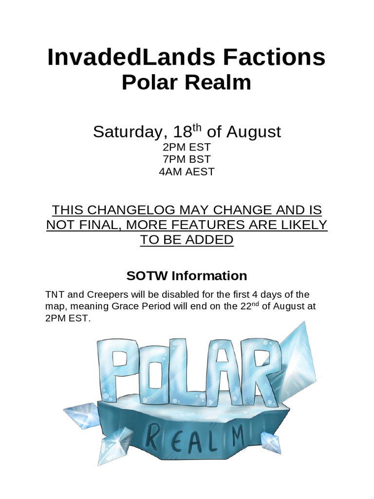 InvadedLands Factions PDF | PDF | Inventory | Money