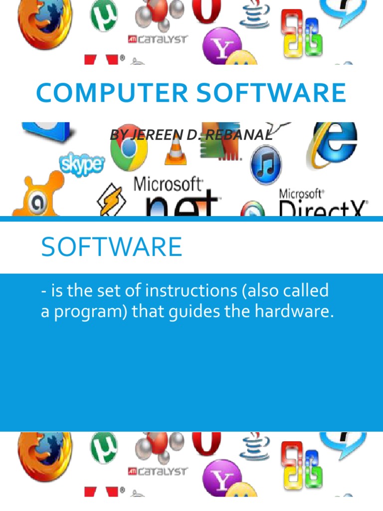 Types of Computer Software Explained | PDF | Computers