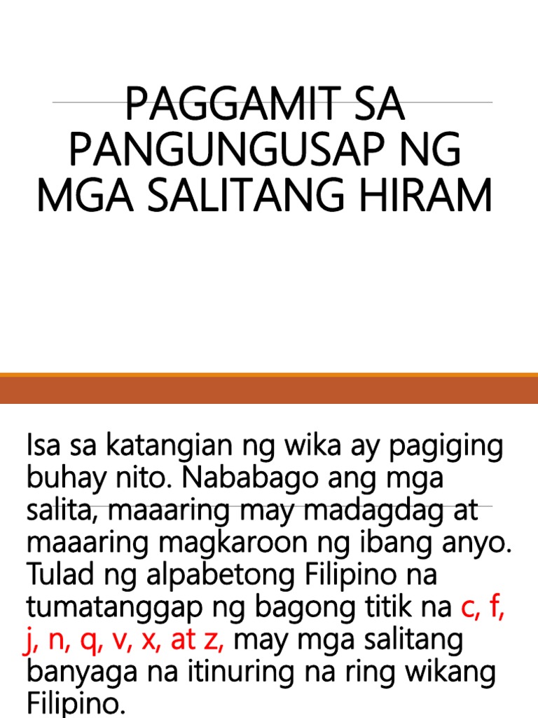 SALITANG | PDF