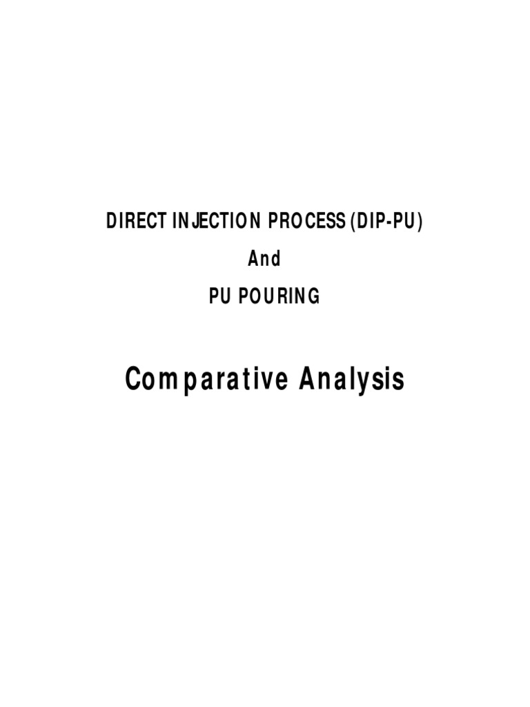 Pu Soling Dip Vs Pouring | PDF | Polyurethane | Chemistry