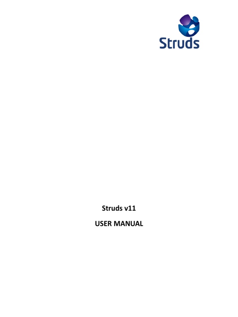 STRUDS v11 Manual | PDF | Icon (Computing) | Computer File