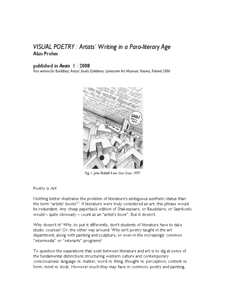 Visual Poetry PDF | PDF | Poetry | Semiotics