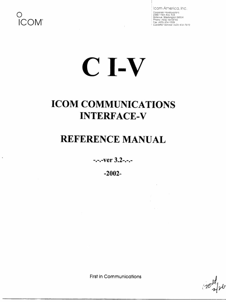 CI-V Manual PDF | PDF