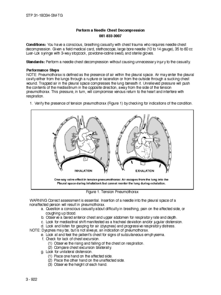 Needle D | PDF | Thorax | Medical Specialties