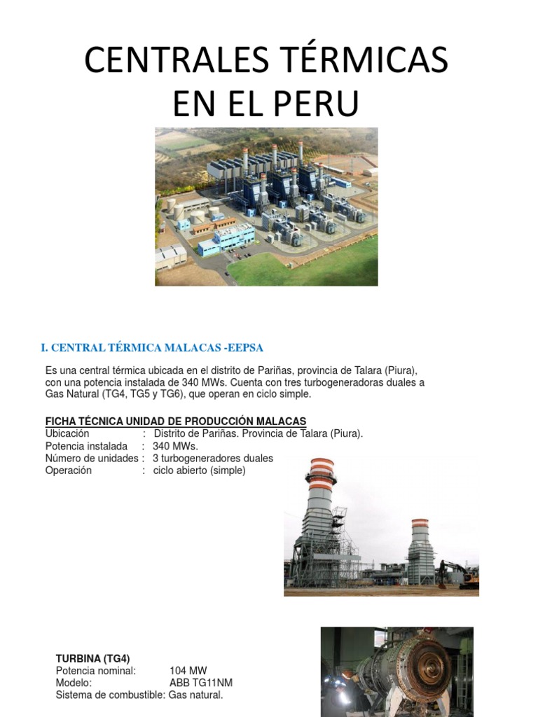 Centrales Termicas | PDF