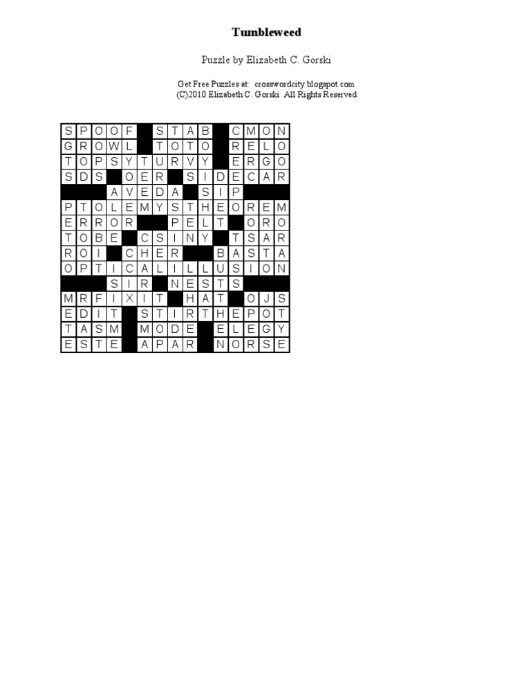 Tumbleweed Solution | PDF