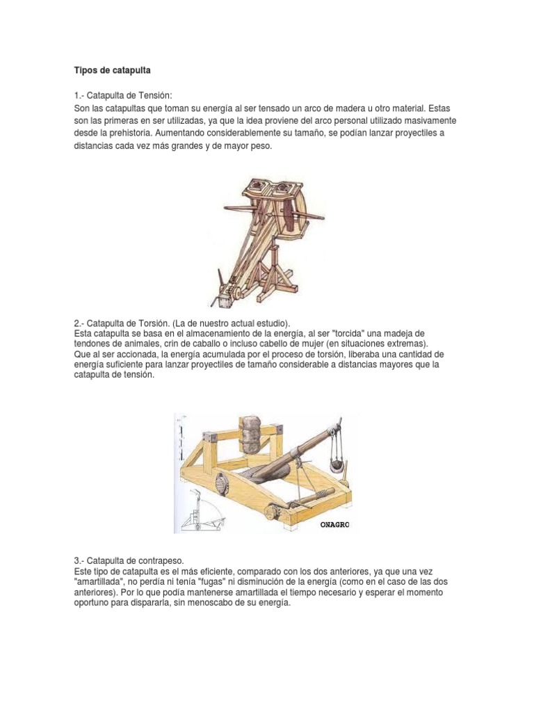 Tipos de Catapulta | PDF