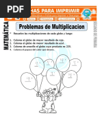 La Multiplicacion para Segundo Grado de Primaria | PDF | Multiplicación ...
