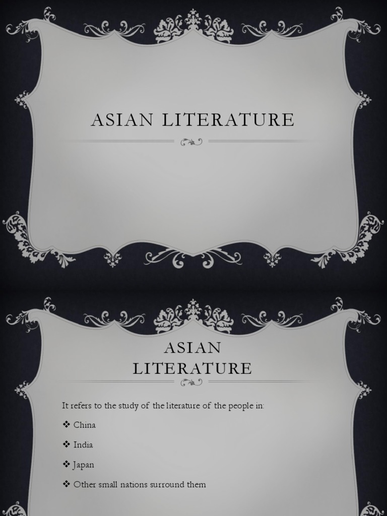 Asian Literature | PDF