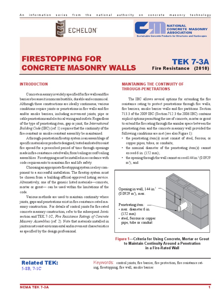 Tek 07-03a1 PDF | PDF | Wall | Masonry
