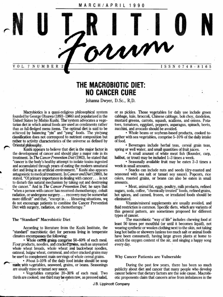 Nutrition Forum | PDF