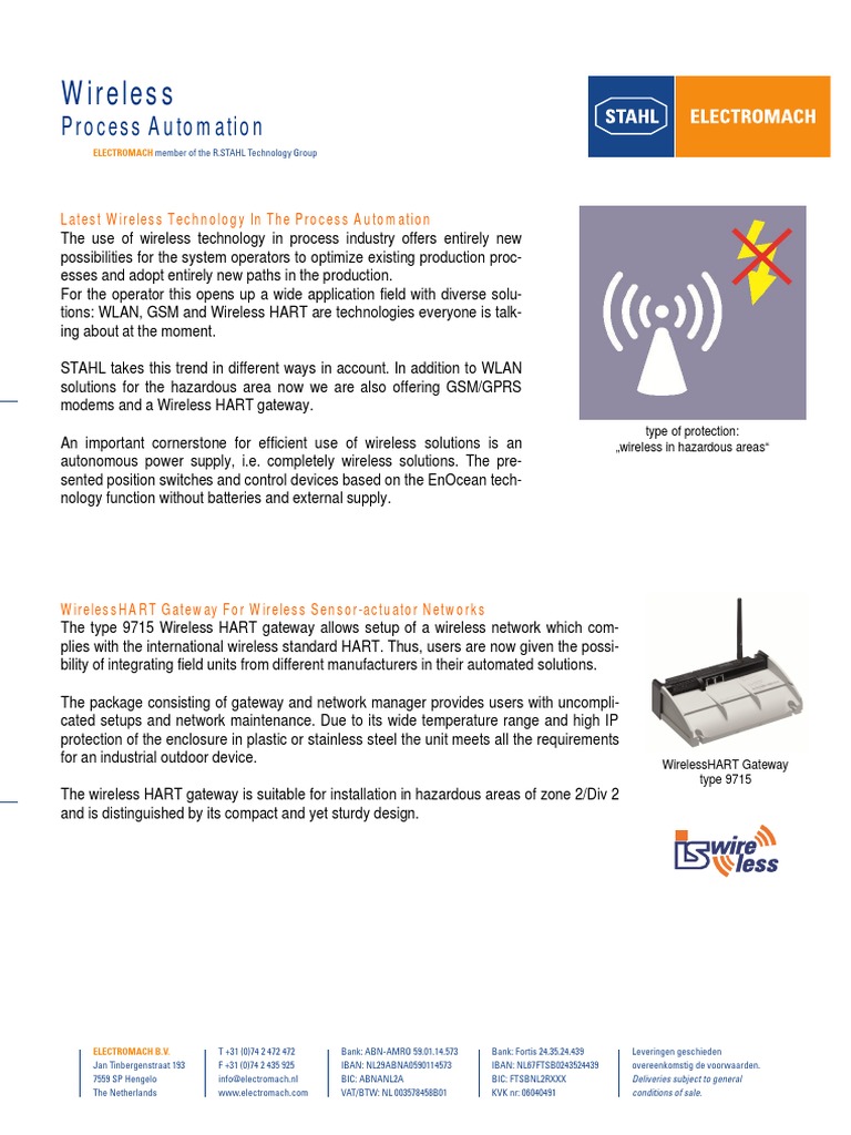 Wireless: Process Automation | PDF | Modem | General Packet Radio Service