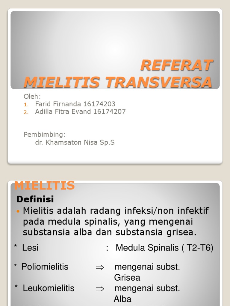 MIELITIS | PDF