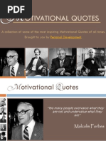 101 Inspiring Motivational Quotes | PDF