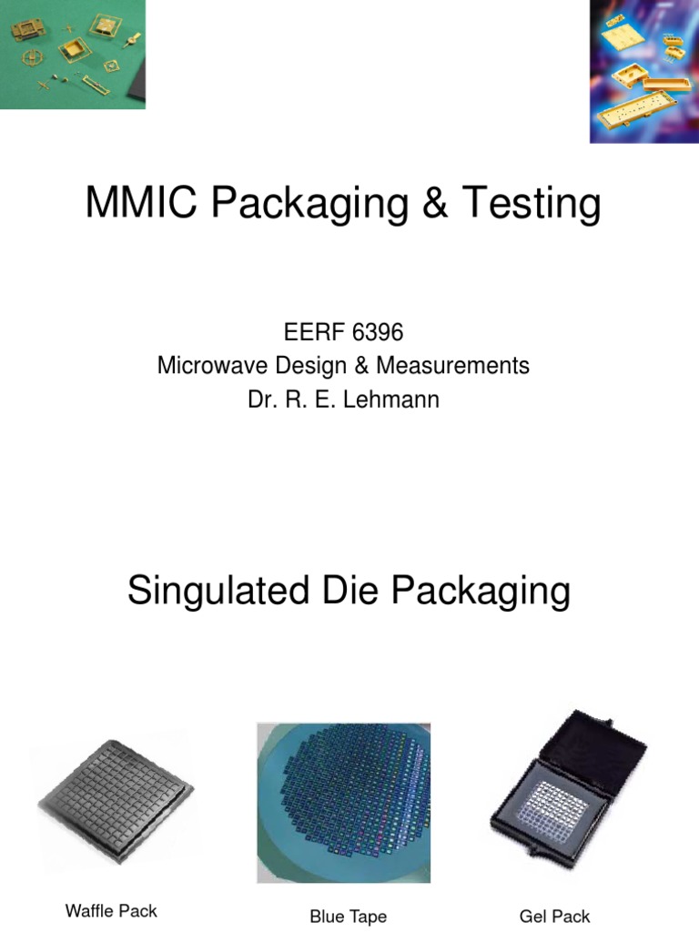 MMIC Design and Testing Overview | PDF | Solder | Chemistry