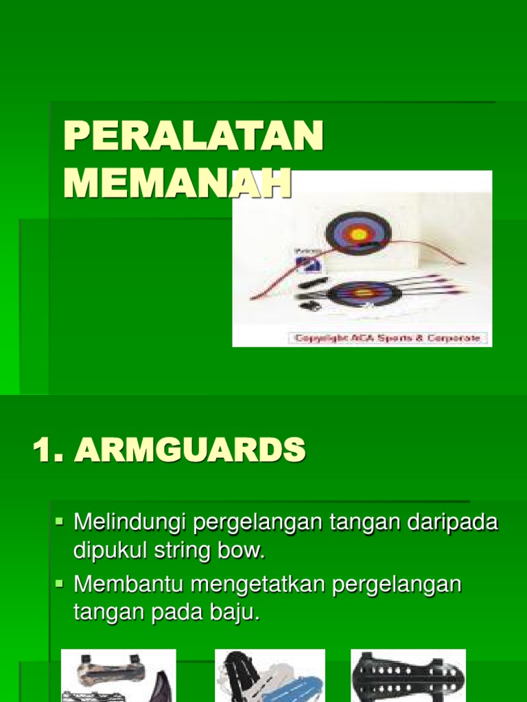Peralatan Memanah | PDF