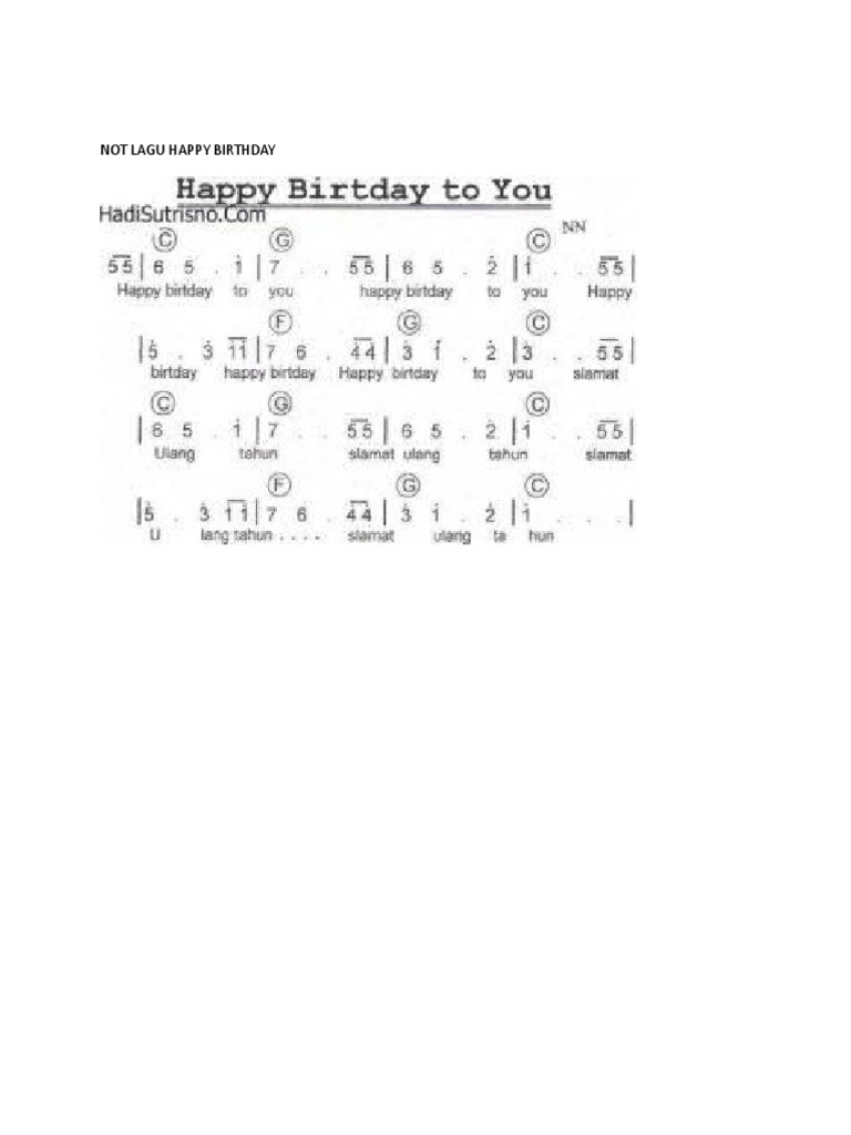 An Analysis of How "Happy Birthday | PDF