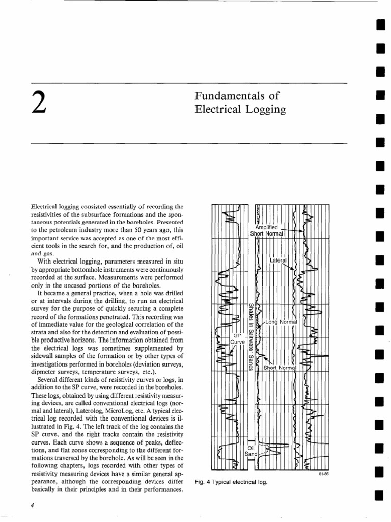 Fundamentals of Electrical Logging: Ified Jorm Al | PDF | Porosity ...
