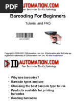 IDAutomation Code 39 Font Manual | PDF | Barcode | Identifier