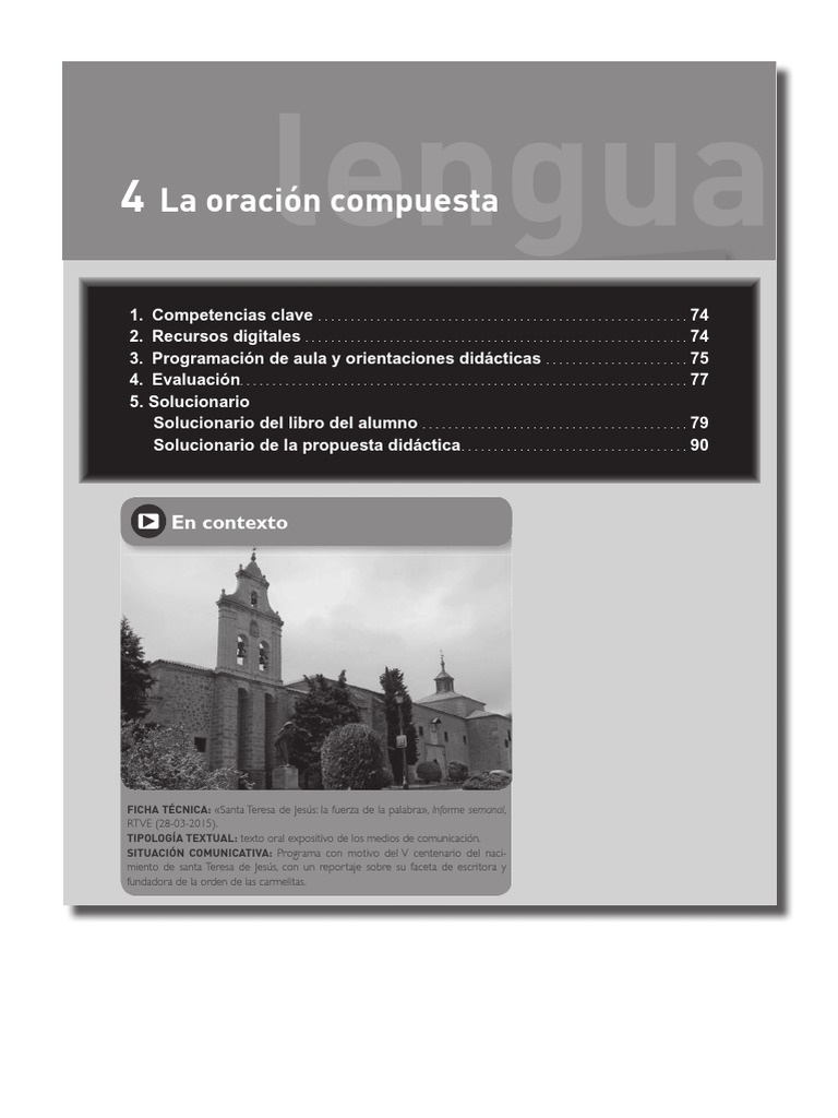 Análisis de la Oración Compuesta | PDF | Oración (Lingüística) | Adverbio