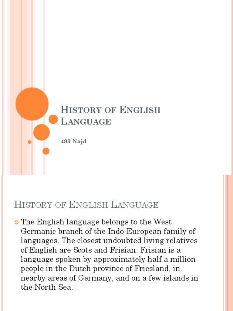 Evolution of the English Language | PDF | English Language | Vikings