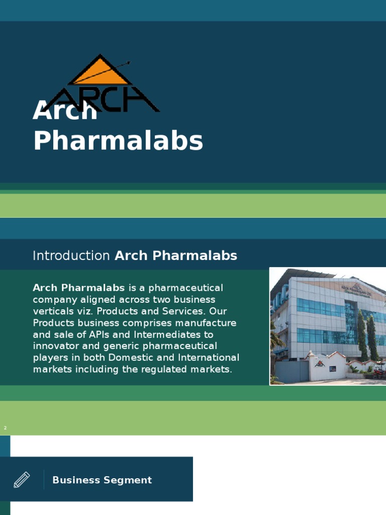 Arch Pharmalabs | PDF | Pharmaceutical | Economies