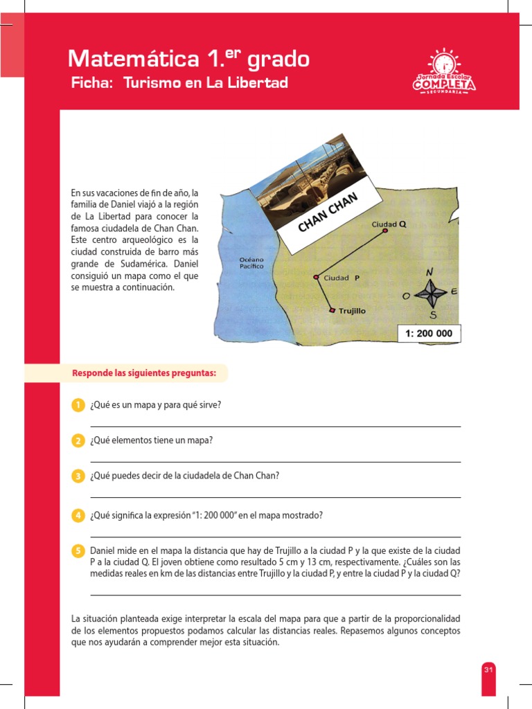 RP-MAT1-K04 - Ficha #4 PDF | PDF | Mapa | Fracción (Matemáticas)