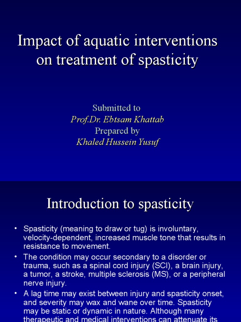 Impact of Aquatic Interventions | PDF | Anatomical Terms Of Motion ...