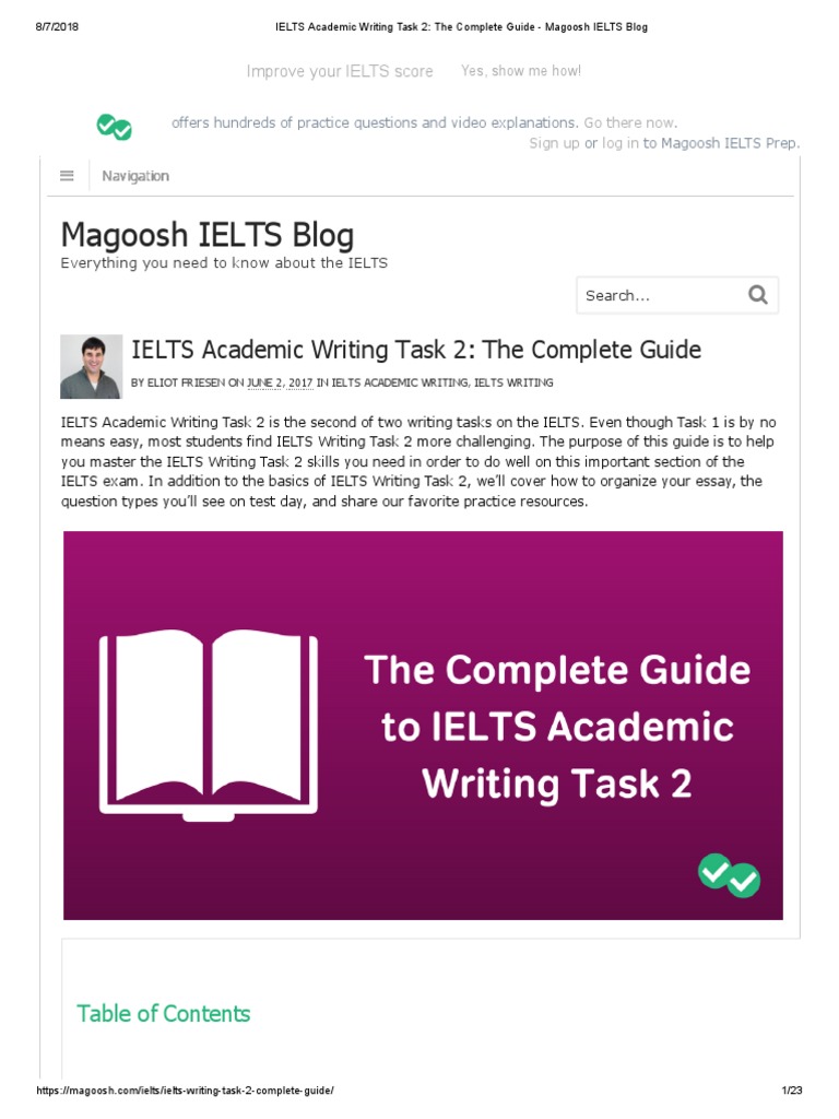 IELTS Academic Writing Task 2 - The Complete Guide - Magoosh IELTS Blog ...