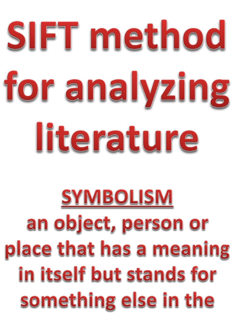 SIFT Method | PDF