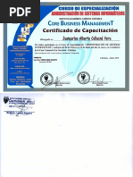 Certificado Tecsup | PDF
