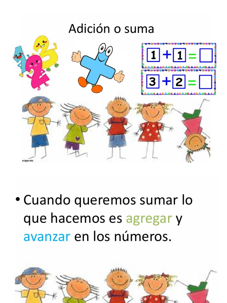 Guía Básica de Suma para Niños | PDF