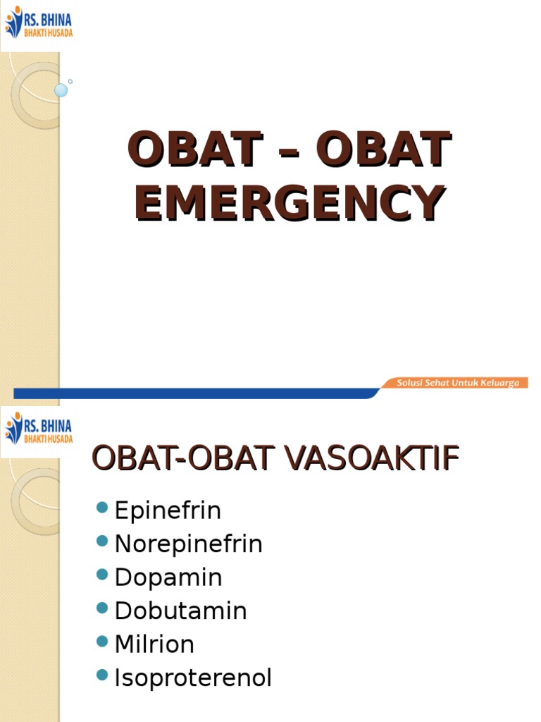 Obat Emergency | PDF