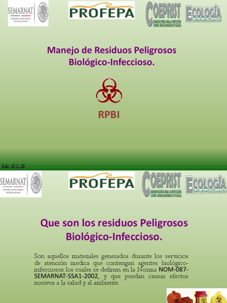 Gestión de Residuos Biológico-Infecciosos | PDF | Residuos | Laboratorios