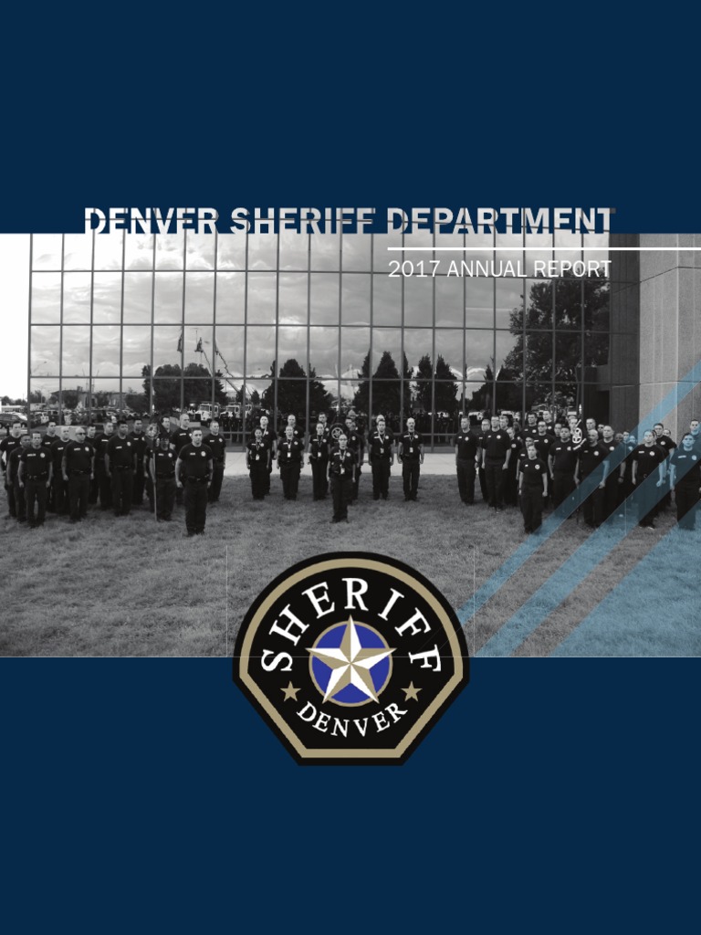 Denver Sheriff Department 2017 Annual Report | Prison | Psychology ...