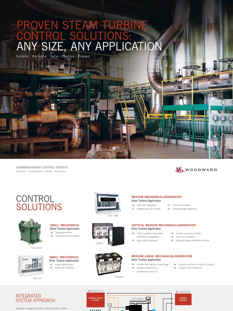 NEW Solutions Woodward PDF | PDF | Control System | Turbine